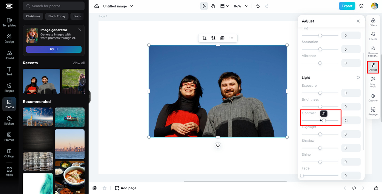 Enhance Your Photos with CapCut's Image Contrast Editor