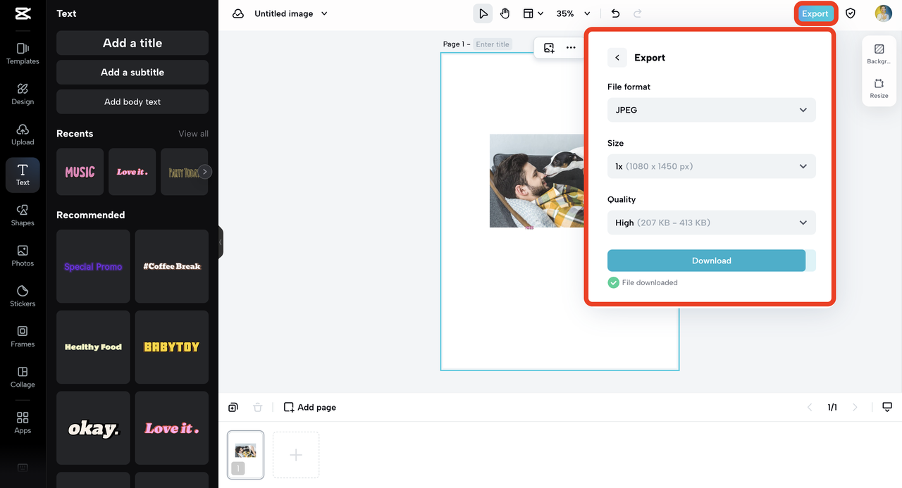 Editor ng Resolusyon sa Larawan ng CapCut Online - Madaling i-edit ang ...