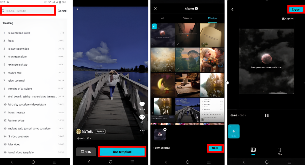 Obtenha downloads ilimitados de modelos CapCut | Modelos da moda gratuitos