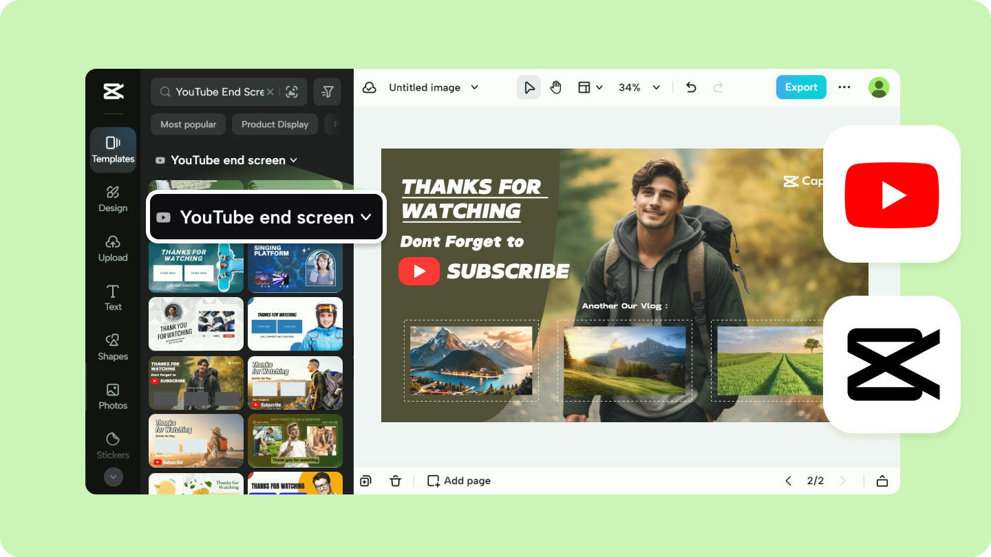 How to Use and Make a Professional YouTube End Screen Template