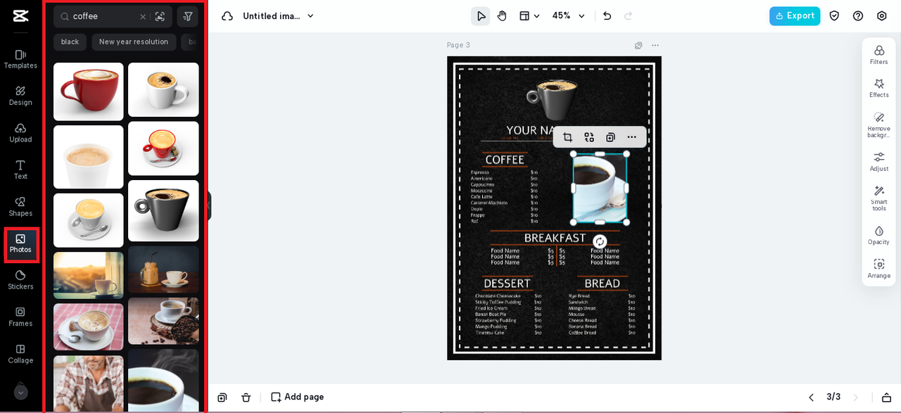 Crafting a Memorable Coffee Shop Menu Design for Boot Sales