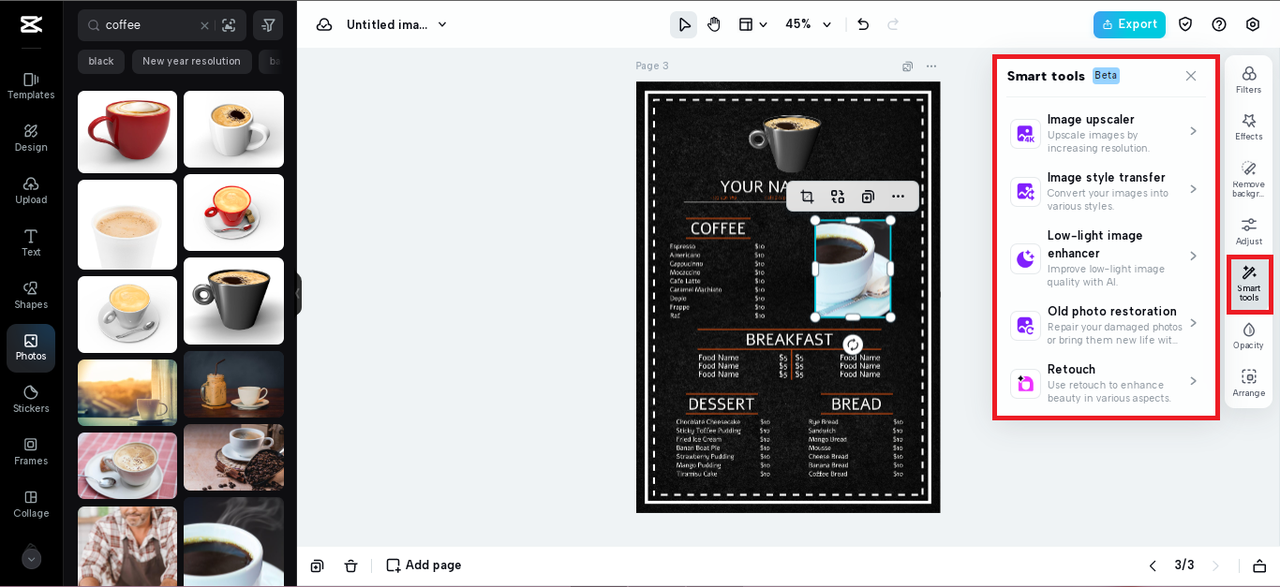 Crafting a Memorable Coffee Shop Menu Design for Boot Sales