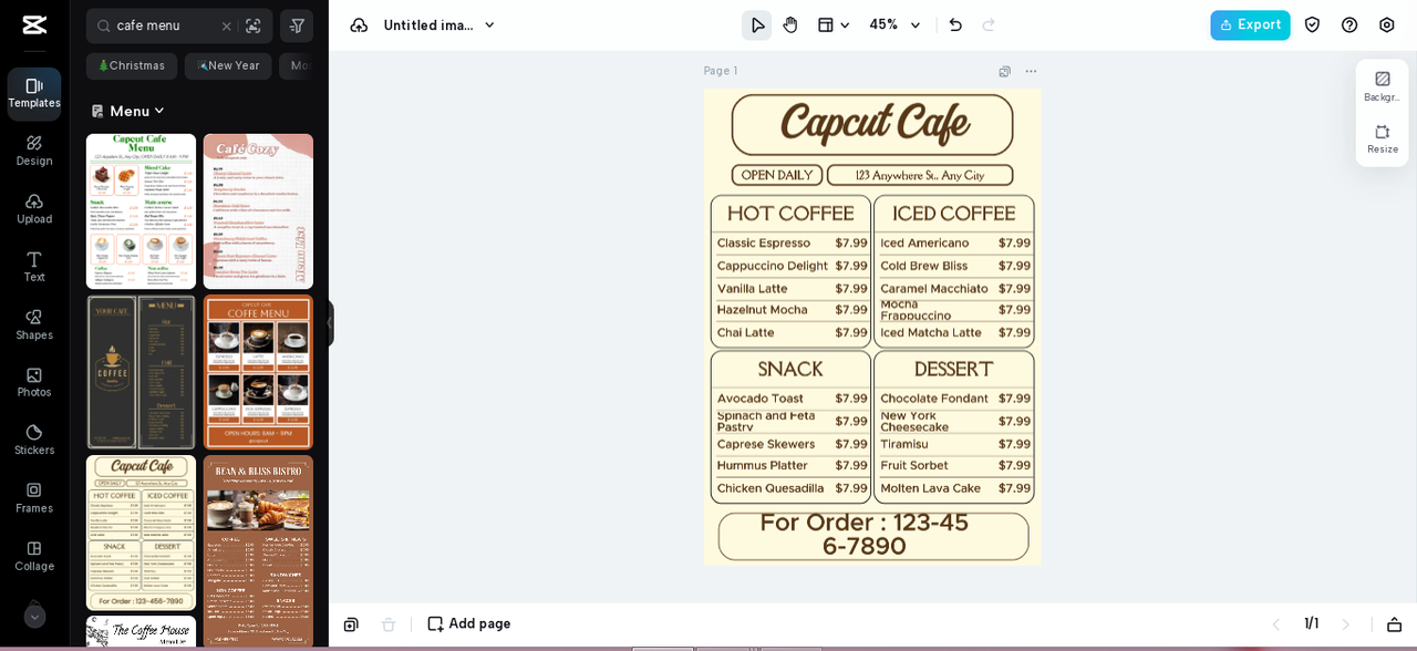 免費食物菜單模板的力量：餐廳指南