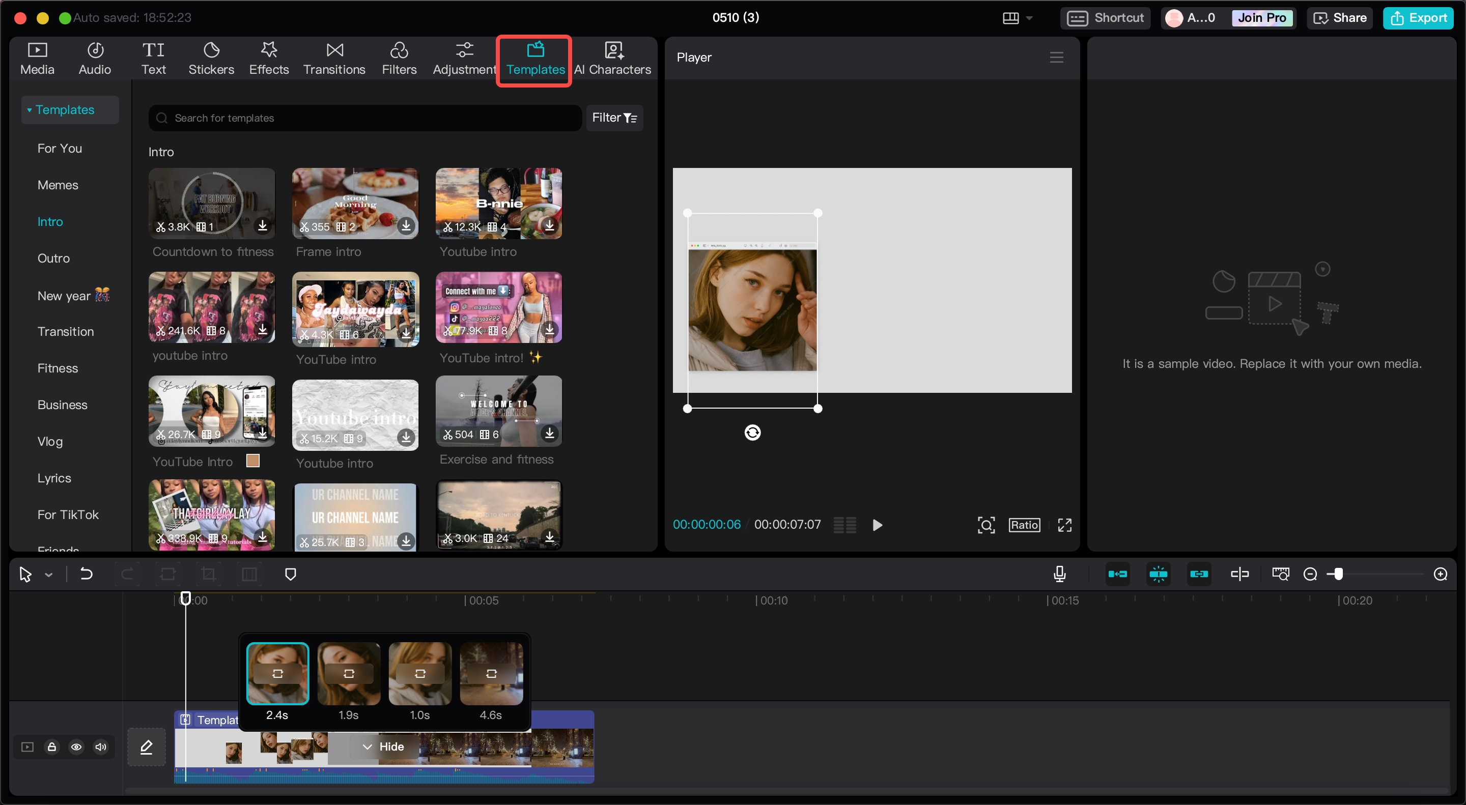 Obtenha downloads ilimitados de modelos CapCut | Modelos da moda gratuitos