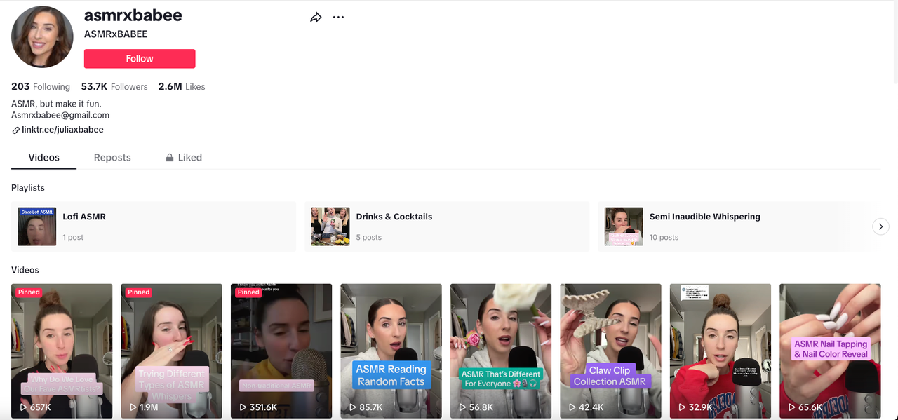 TikTok ASMR: Trends, Popular TikTokers & Steps to Make ASMR Videos