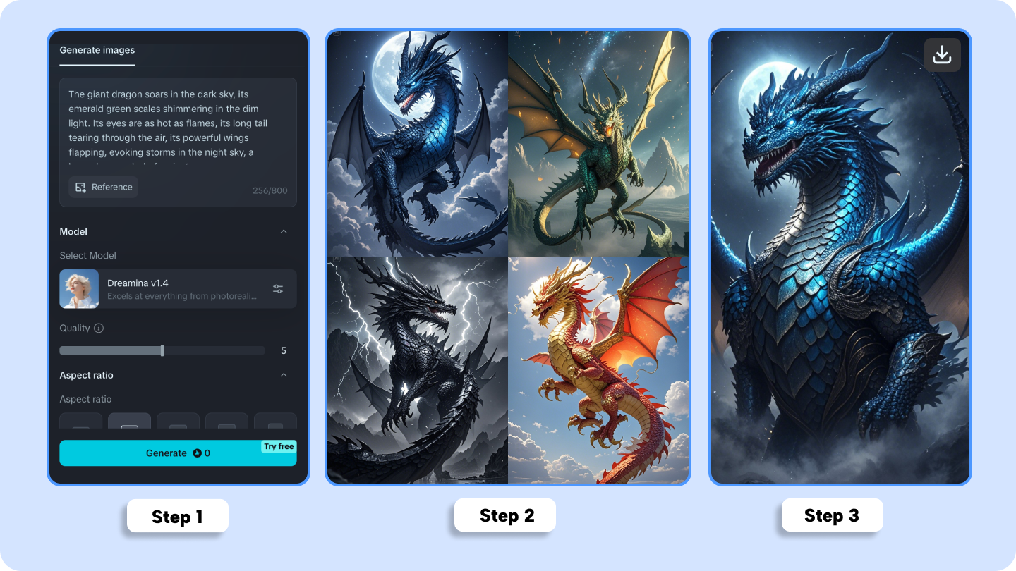 AI Dragon Maker: Create Your Own Dragon Fast & Free
