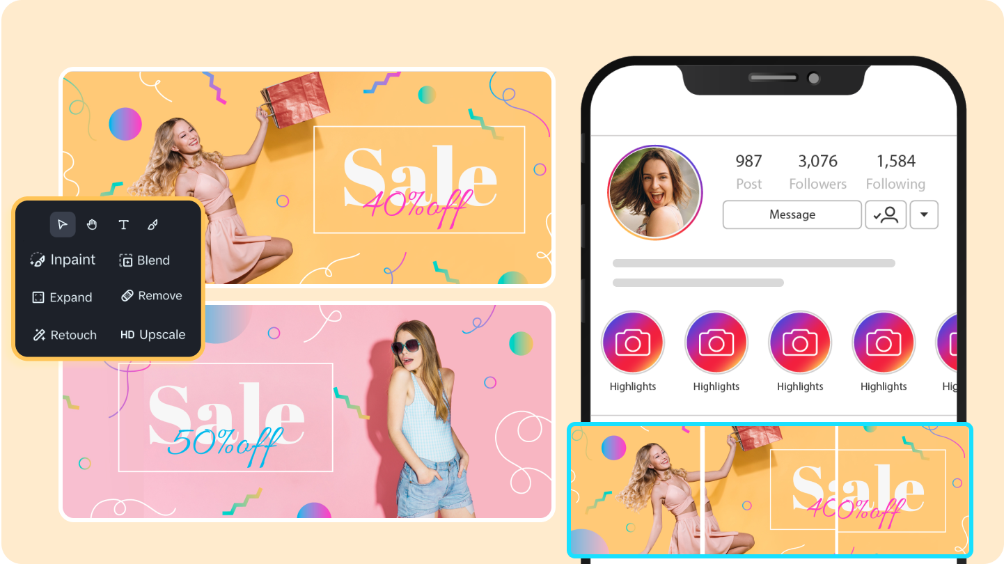 4 Ways to Make Instagram Banner: Enchant Viewers Like Never Before