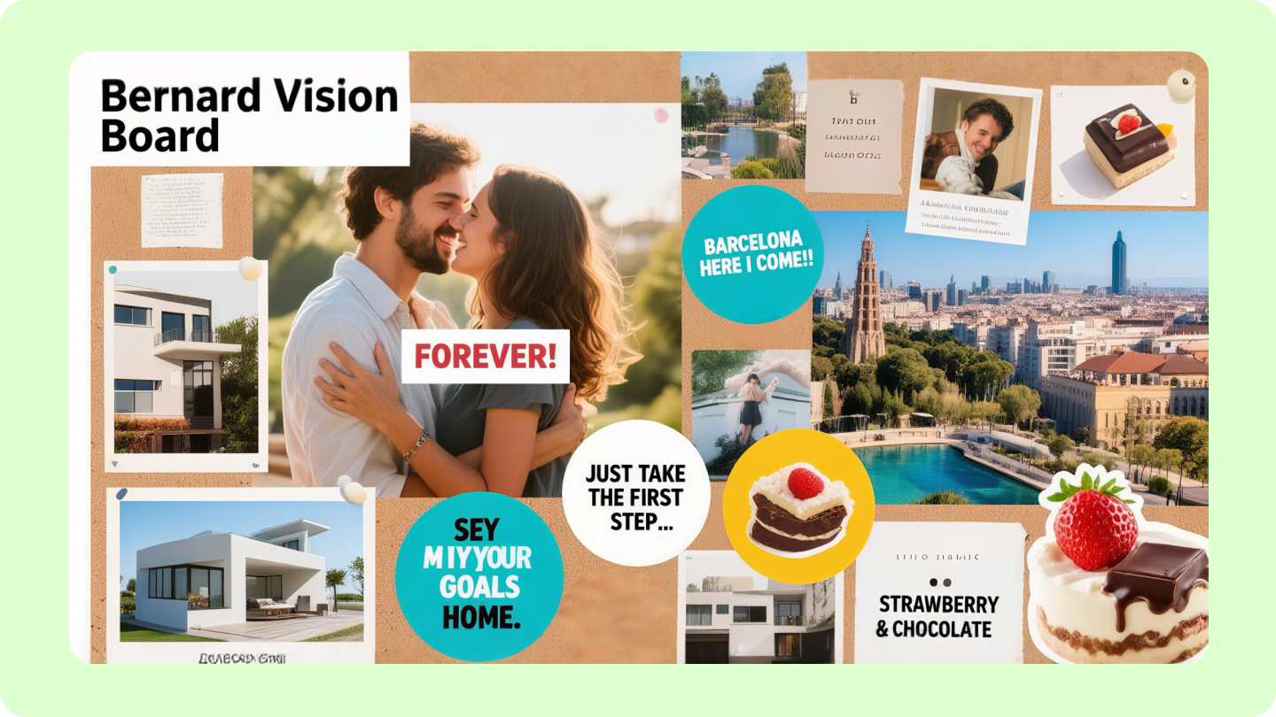 Cómo crear un tablero de visión que se alinee con tus metas