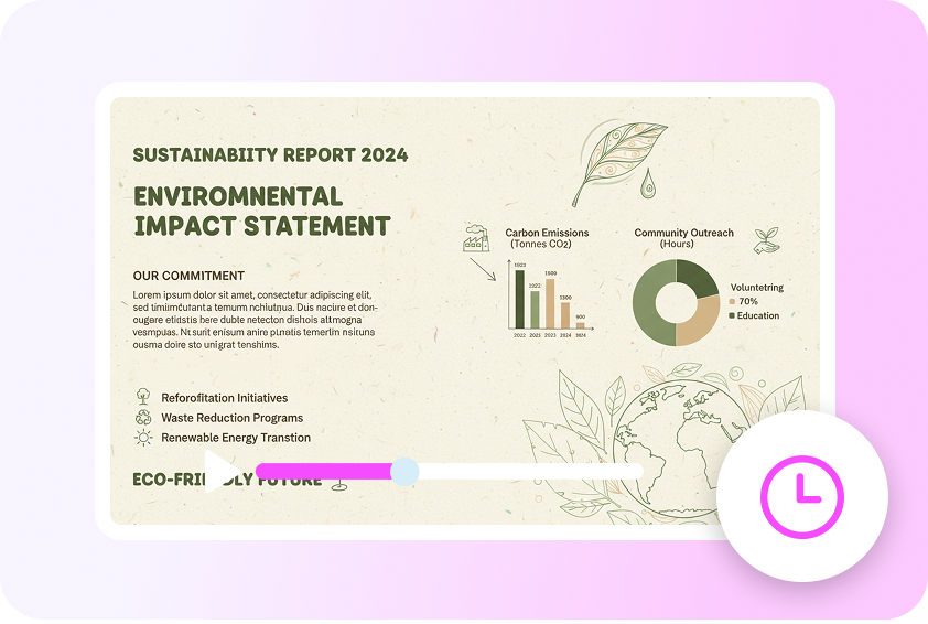 Report Template: Clean Design, Engaging, and Professional Reports