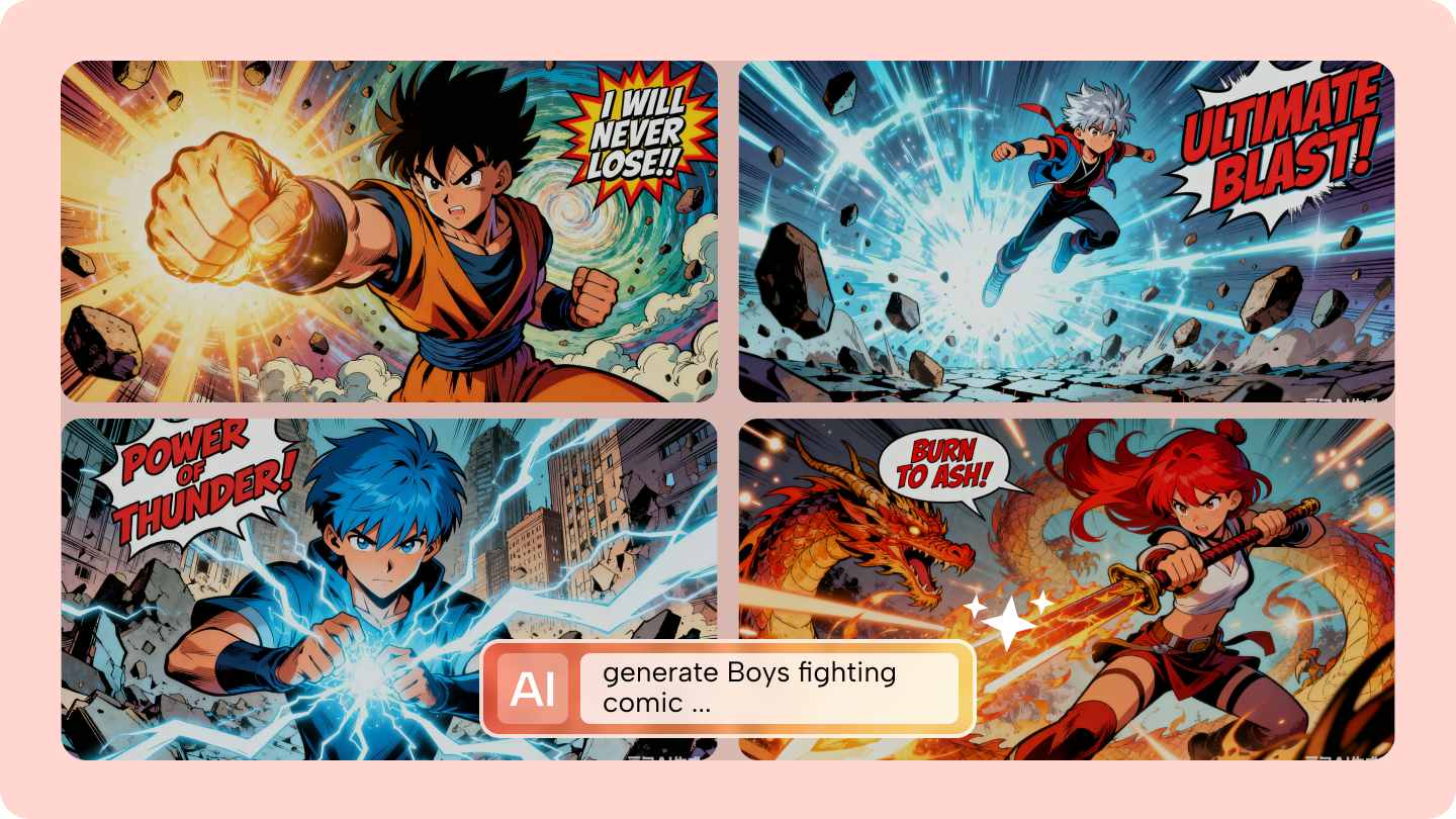 Free AI Comic Book Generators: Turn Text to Comics in Seconds